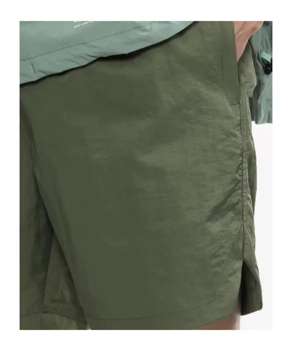 SUNFLOWER Elastic Waist Shorts With Zippered Back Pocket