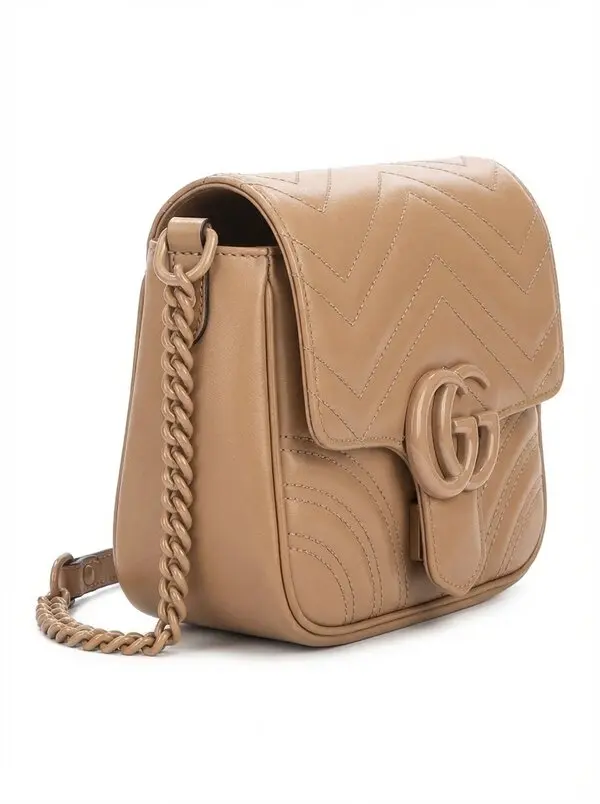 Gucci Gg Shoulder Bag - Nude