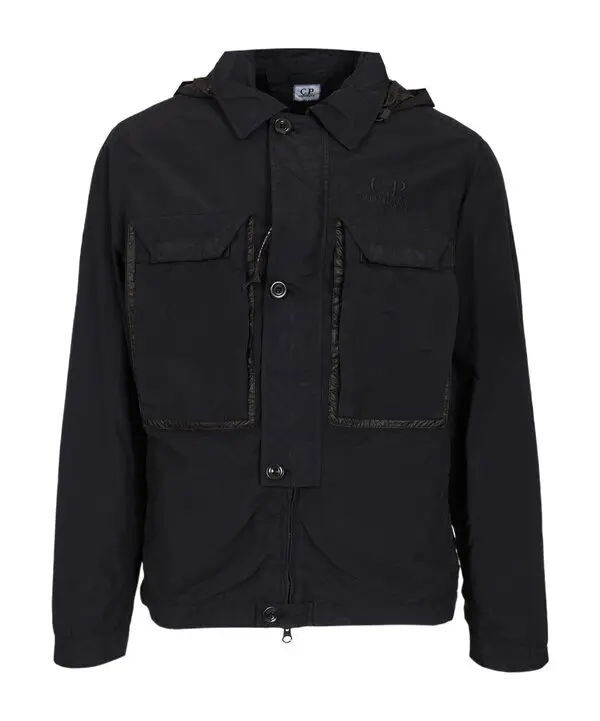 C.P. COMPANY Goggles-detail Jacket - Black