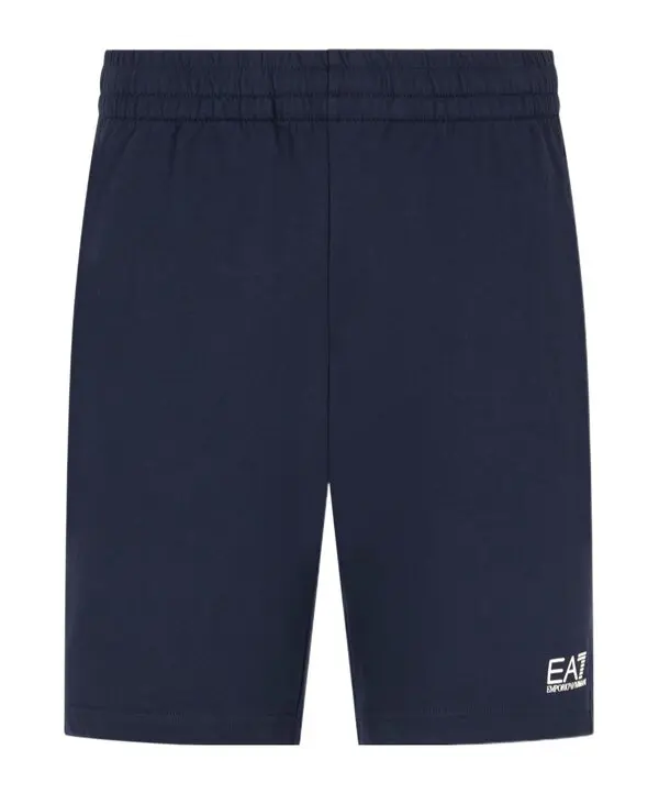 EA7 Logo Printed Track Shorts