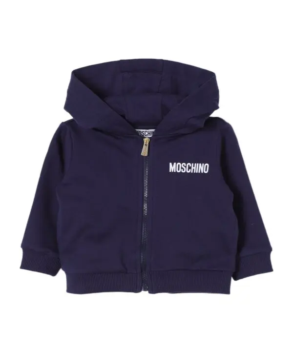 Moschino Long-sleeved Zipper Sweatshirt