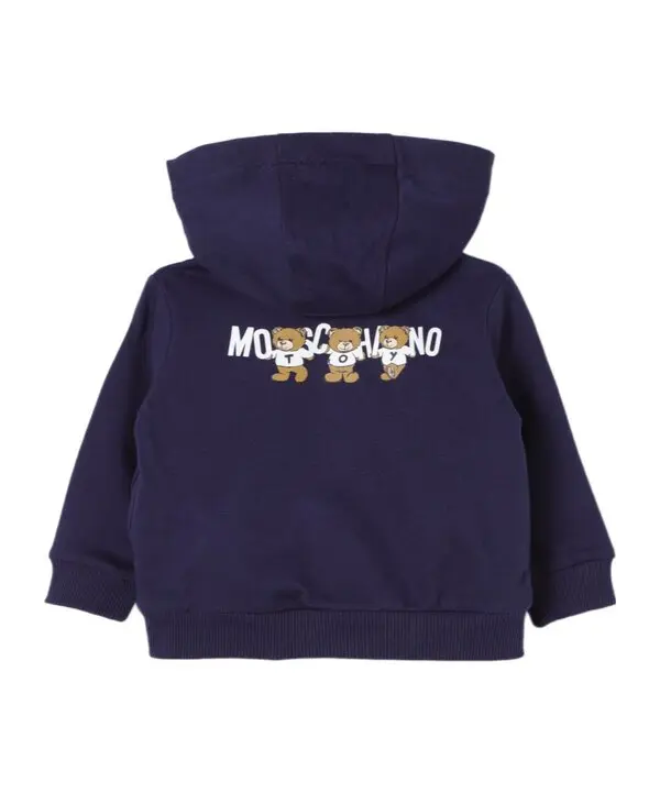 Moschino Long-sleeved Zipper Sweatshirt