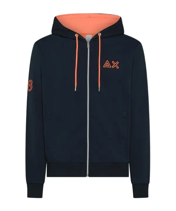 SUN 68 Zip-up Logo Hoodie