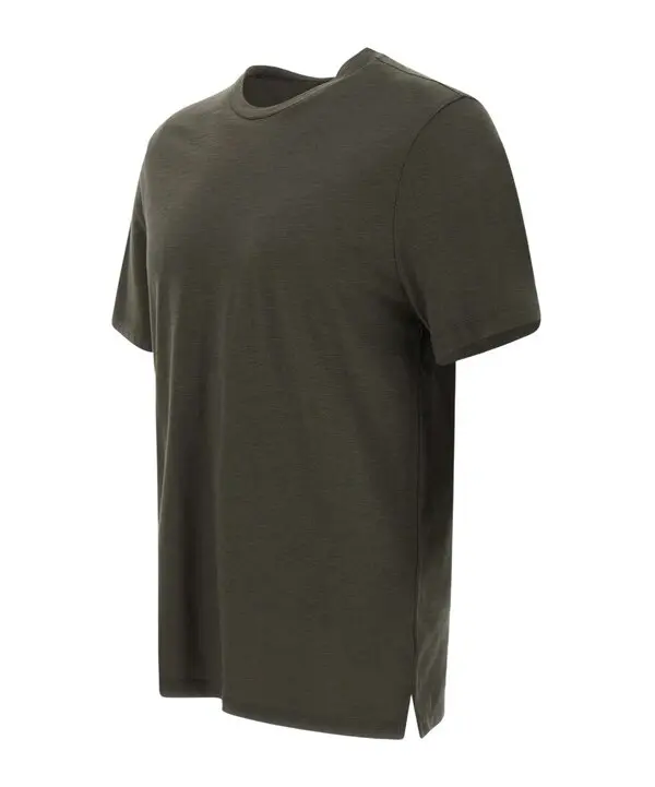 KANGRA Flamed Cotton Crew Neck T-shirt