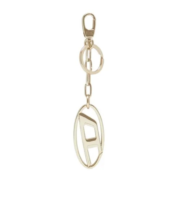 DIESEL® Oval D Logo Keychain - Yellow