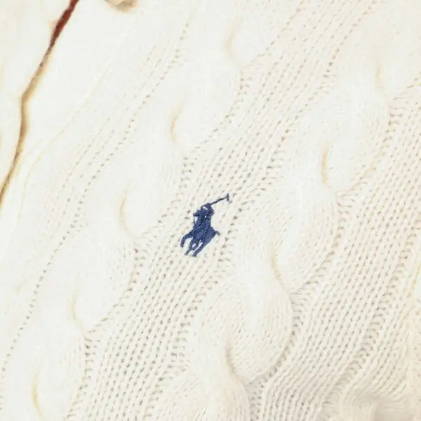 Polo Ralph Lauren Cable Knit Cardigan - Cream