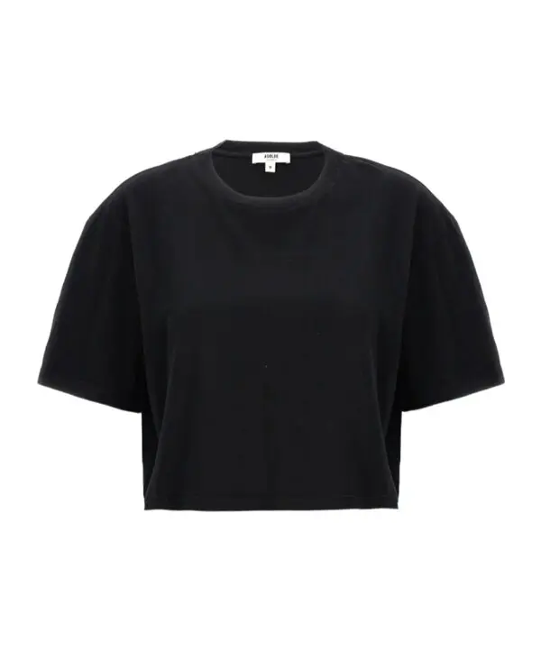 AGOLDE Anya Cropped T-shirt - Black