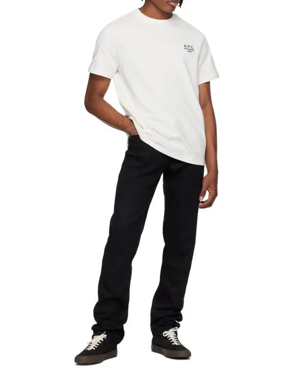 A.p.c. Logo Embroidered Crewneck T-shirt