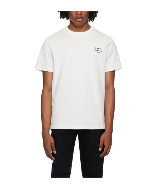 A.p.c. Logo Embroidered Crewneck T-shirt