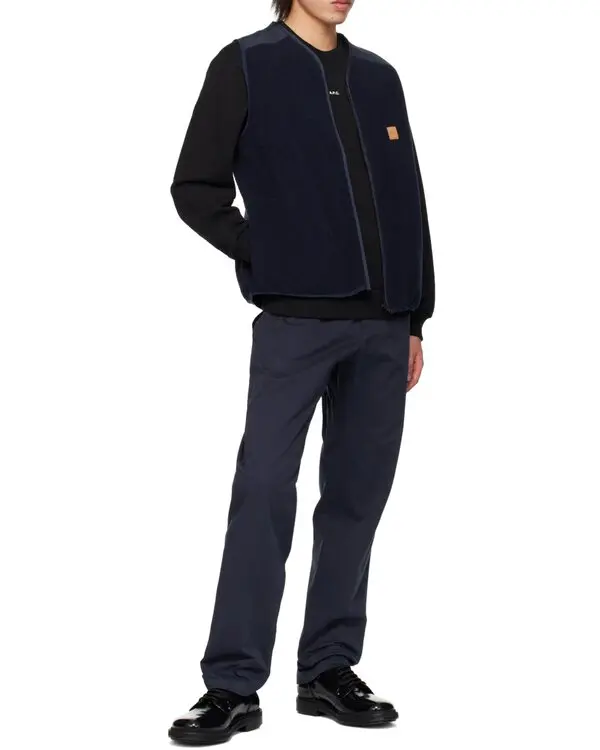 A.p.c. Logo Patch Zip-up Vest