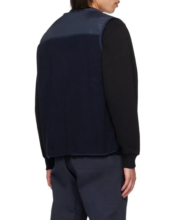 A.p.c. Logo Patch Zip-up Vest