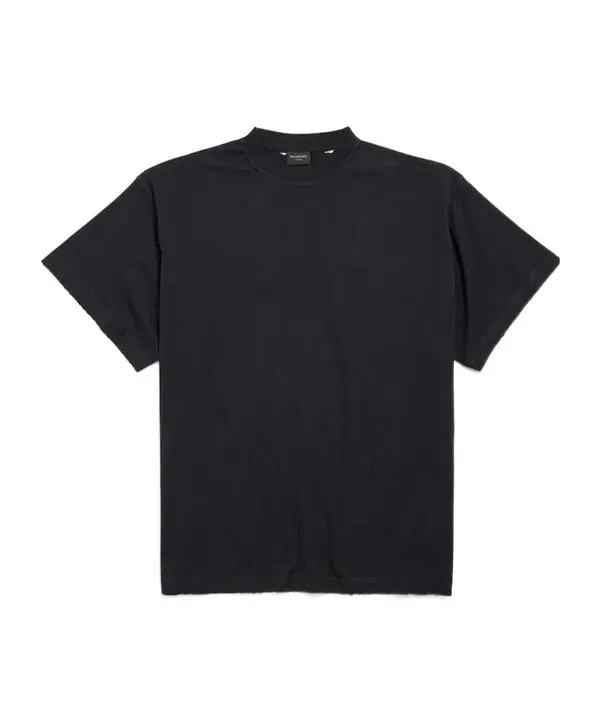 Balenciaga Security Tape Logo Oversized T-shirt