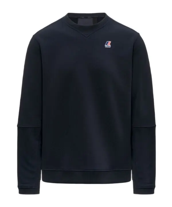 K-WAY Crewneck Sweater With Printed Logo