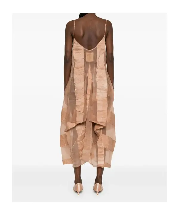 UMA WANG Sleeveless Semi-sheer Dress