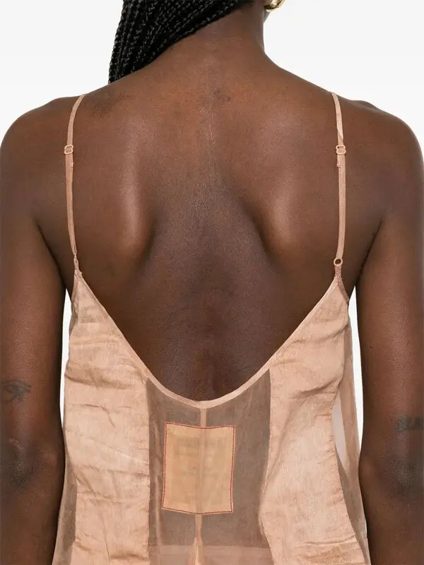 UMA WANG Sleeveless Semi-sheer Dress