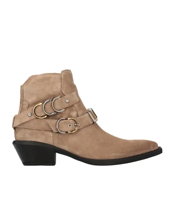 Pinko Tex 13 Ankle Boot Cow Suede - Light Brown