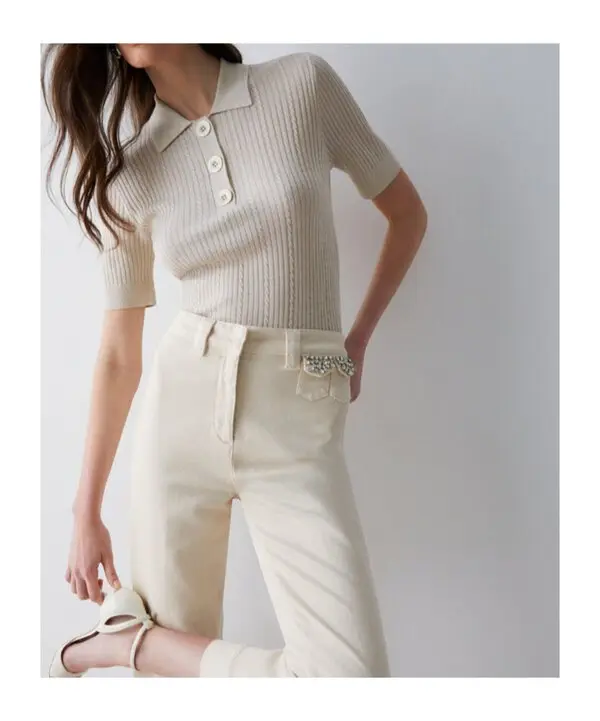 Liu Jo Half-button Polo Top