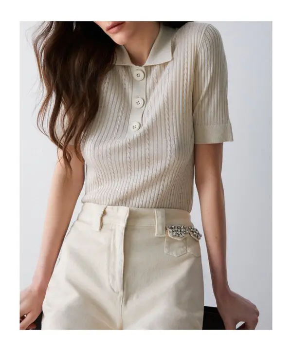 Liu Jo Half-button Polo Top