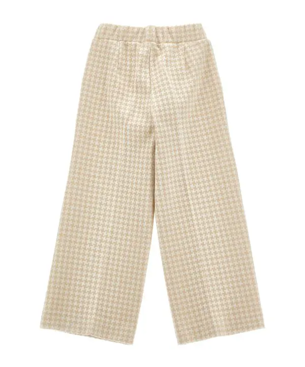Monnalisa Knitted Palazzo Trousers