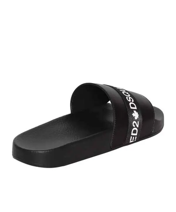 Dsquared2 Logo Almond Toe Sliders