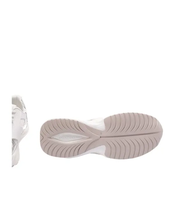 Pinko Logo Patch Round Toe Sneakers