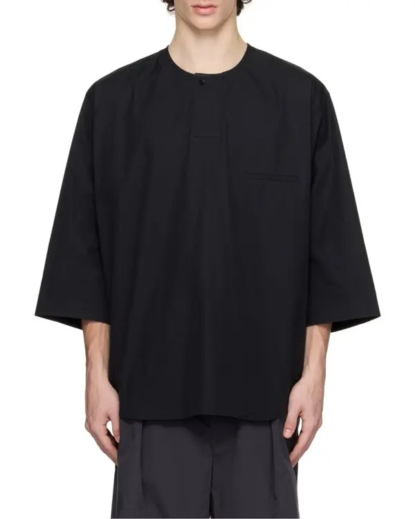 LEMAIRE Henley Button Shirt