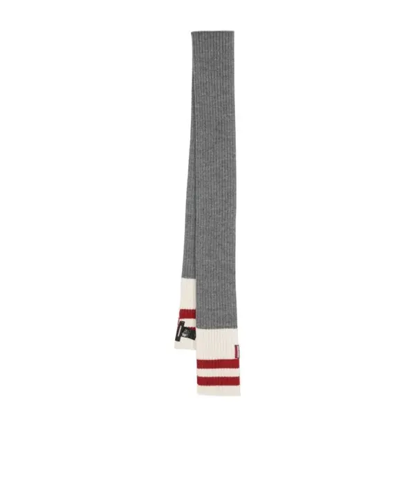 Dsquared2 Logo-tag Stripe-detailed Wraparound Scarf