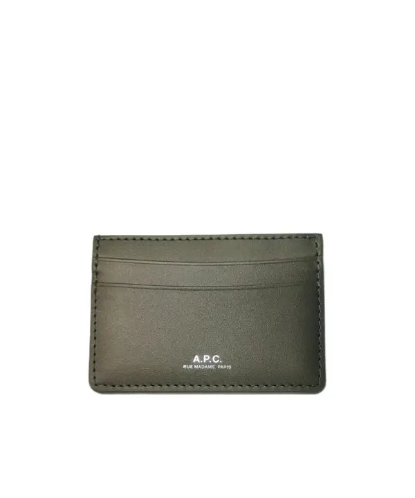 A.p.c. Andr Logo Embossed Cardholder