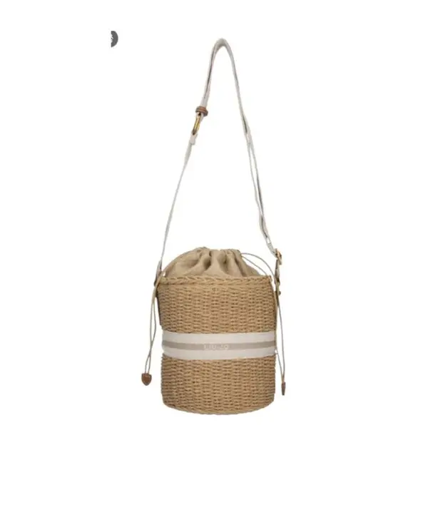 Liu Jo Straw Bucket Bag