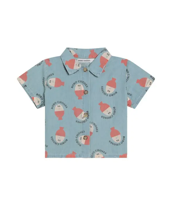 BOBO CHOSES Shirt In Denim - Blue