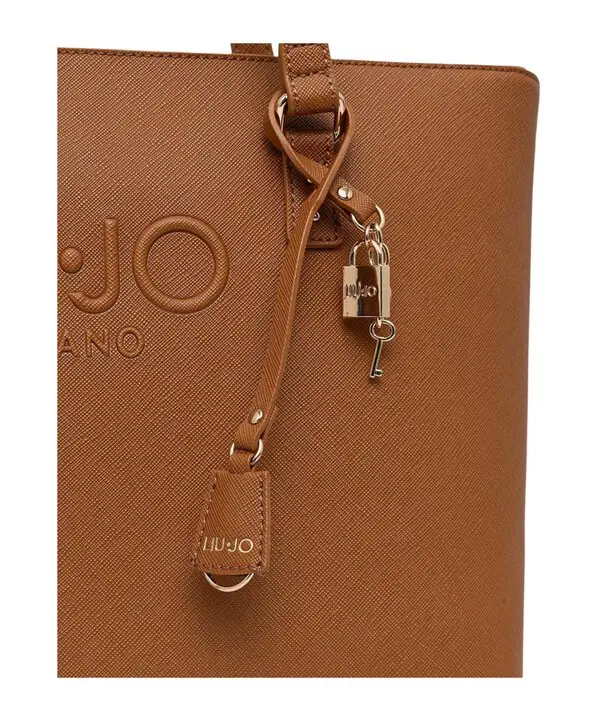 Liu Jo Embossed Padlock Shoulder Bag