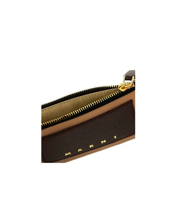 Marni Saffiano Zipped Cardholder