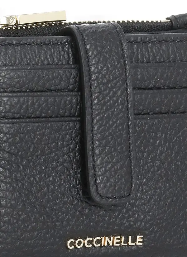 COCCINELLE Logo Lettering Zipped Wallet