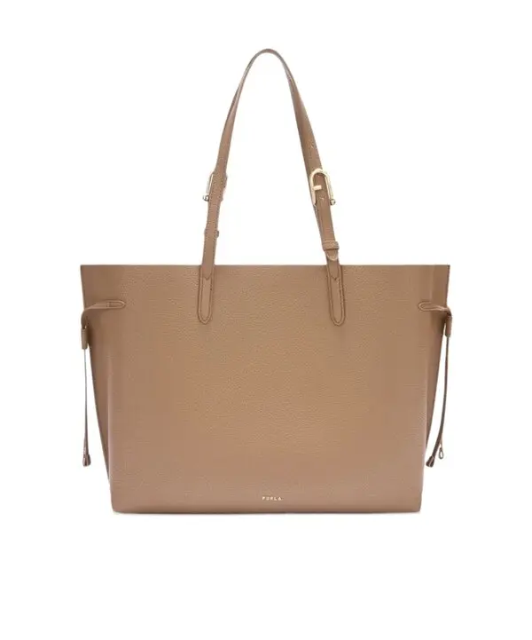 Furla Logo Shoulder Bag - Brown