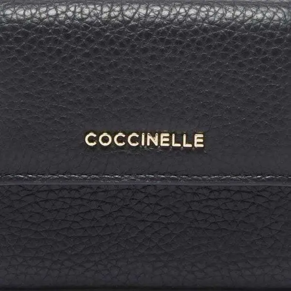COCCINELLE Logo Lettering Tri-fold Wallet