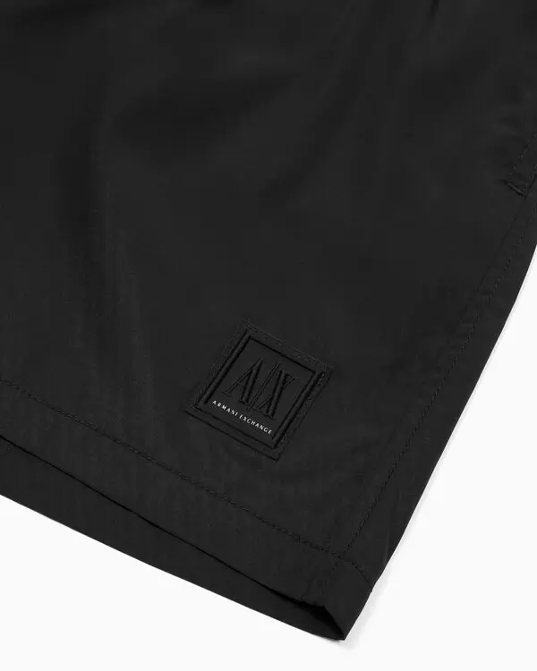 Armani Exchange Logo-patch Swim Shorts