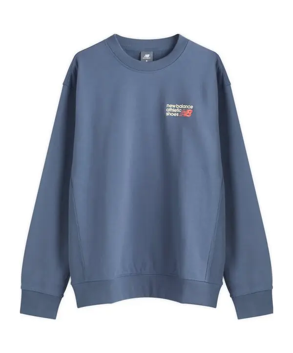 NEW BALANCE Crew Sweat - Blu
