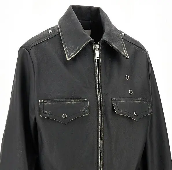 Coperni Long-sleeved One-piece Leather Jacket