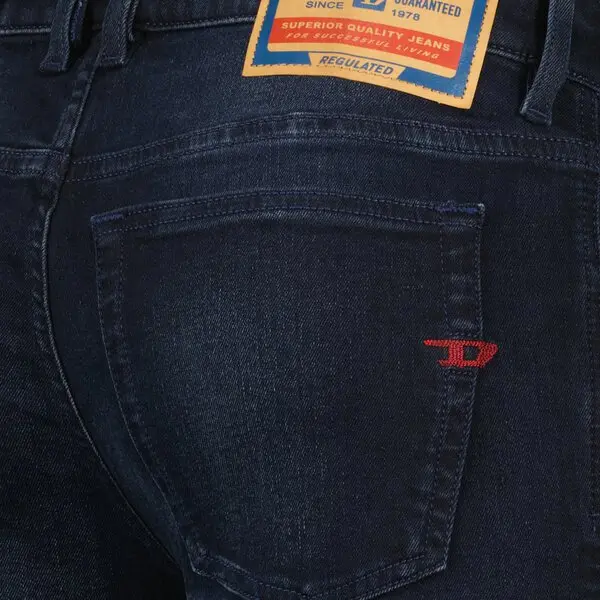 DIESEL® 1979 Sleenker Skinny Jeans With Embroidered Logo - Denim