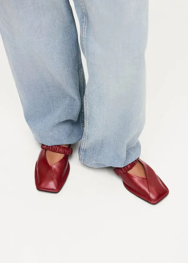 ALOHAS Square-toe Ballet Flats