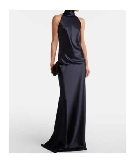 Ralph Lauren Satin Maxi Skirt