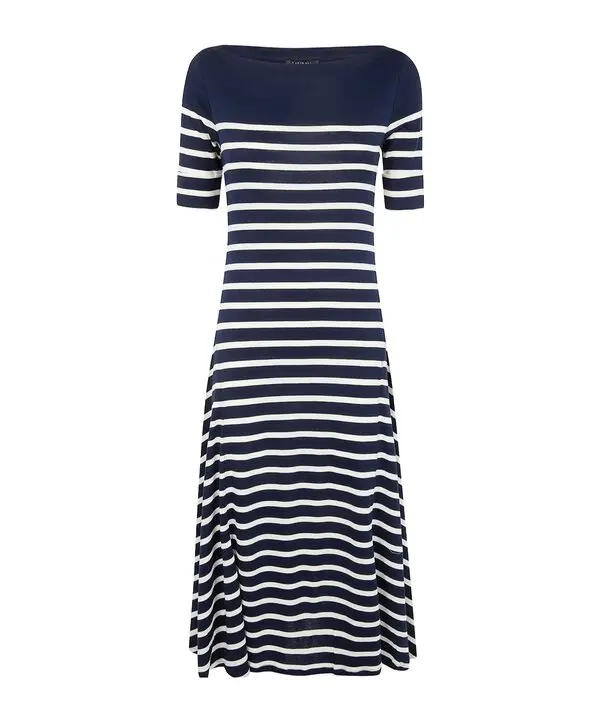 Ralph Lauren Munzie Striped Day Dress