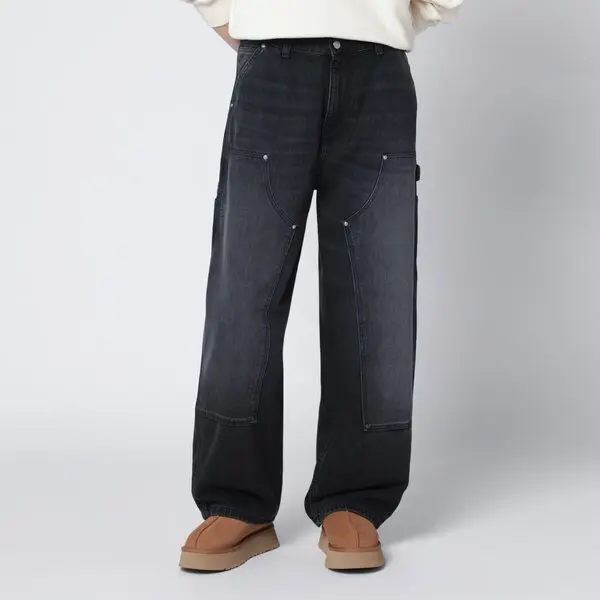 Carhartt Work In Progress High-waist Straight-leg Jeans - Black