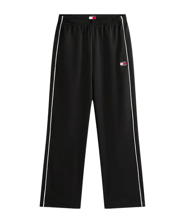 Tommy Hilfiger Tommy Badge Interlock Knit Relaxed Joggers - Black