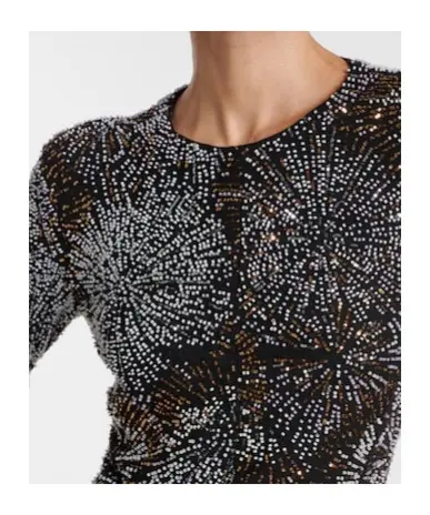 Rabanne Embellished Caped Gown