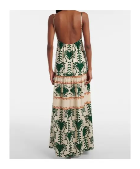 Johanna Ortiz Keeper Cotton Poplin Maxi Dress