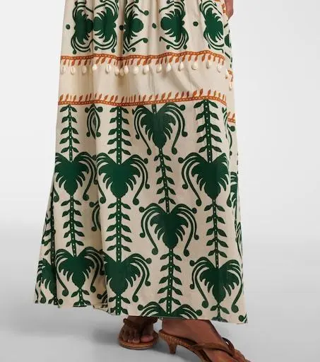 Johanna Ortiz Keeper Cotton Poplin Maxi Dress
