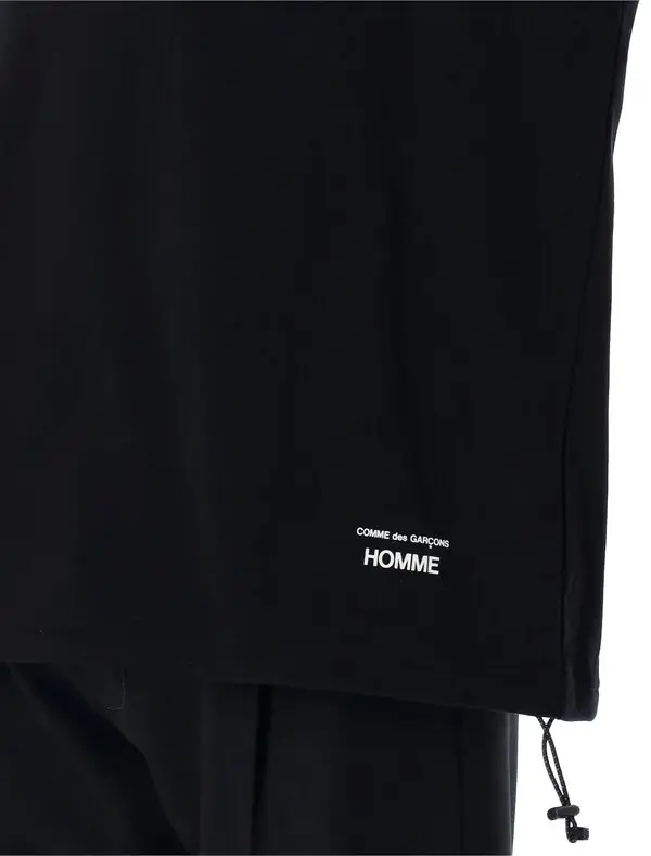 Comme Des Garçons Homme Logo Printed Crewneck T-shirt
