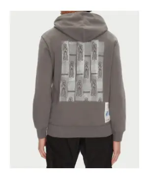 C.P. COMPANY Cotton Fleece Hoodie With Graphic Detail