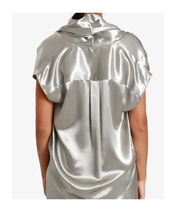 Alberta Ferretti Pleated Shirt